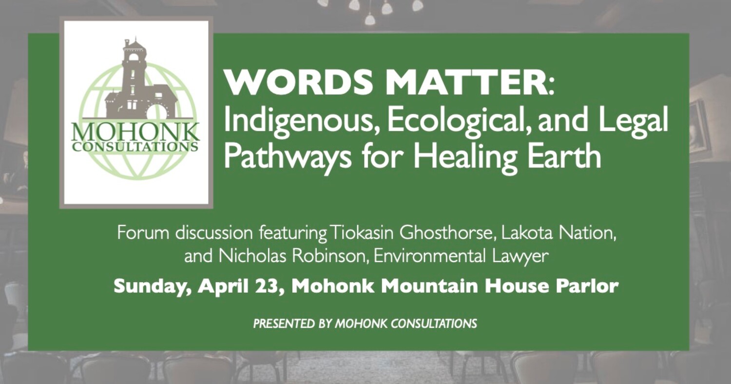 Peace with Nature Forum: "Words Matter—Indigenous, Ecological and Legal ...