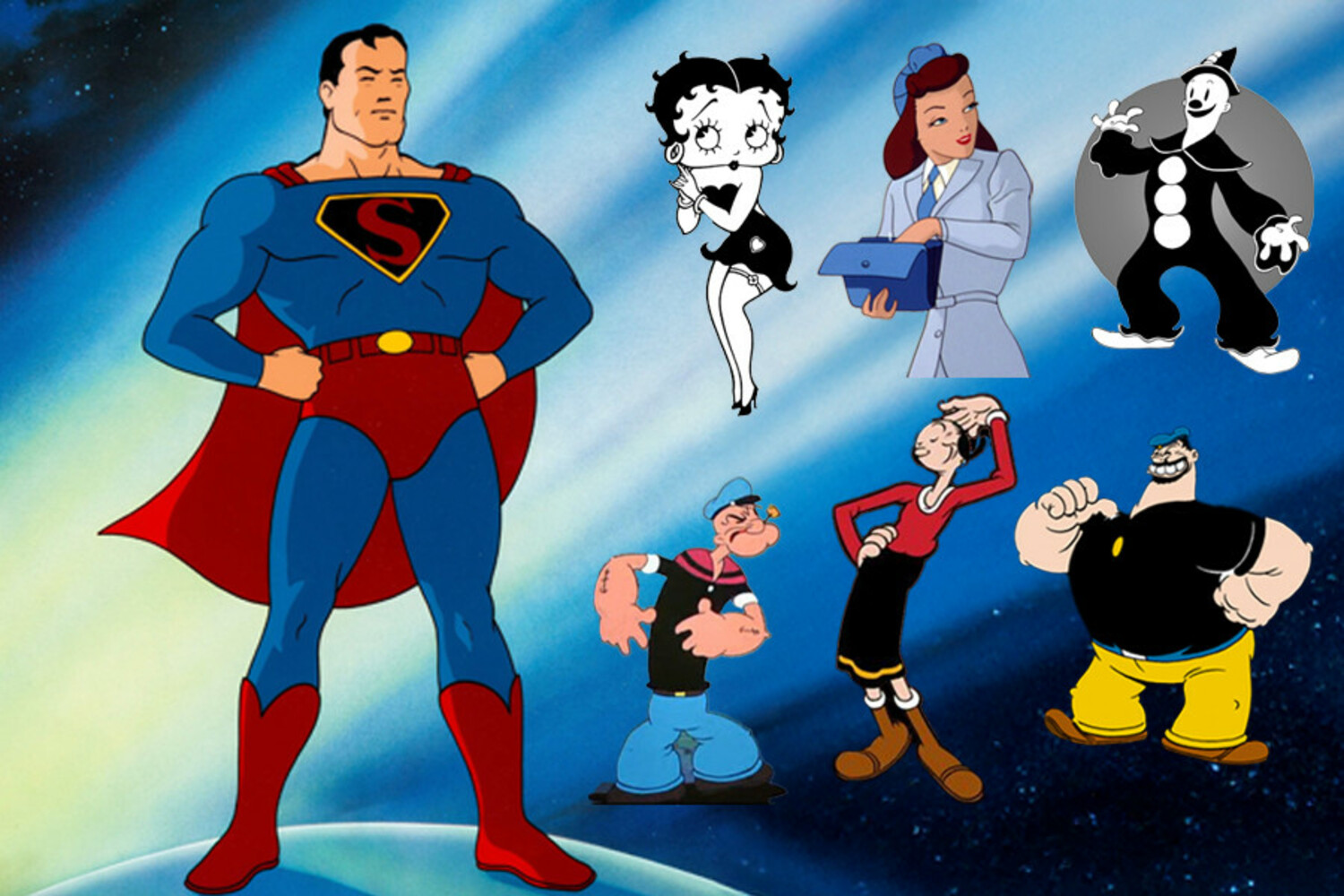 Celebrating the cartoons of Max Fleischer, the Superman show | Blue ...