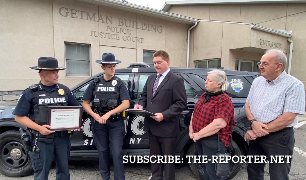 VIDEO: Sidney Police Officer recognized for efforts in removing drunk ...