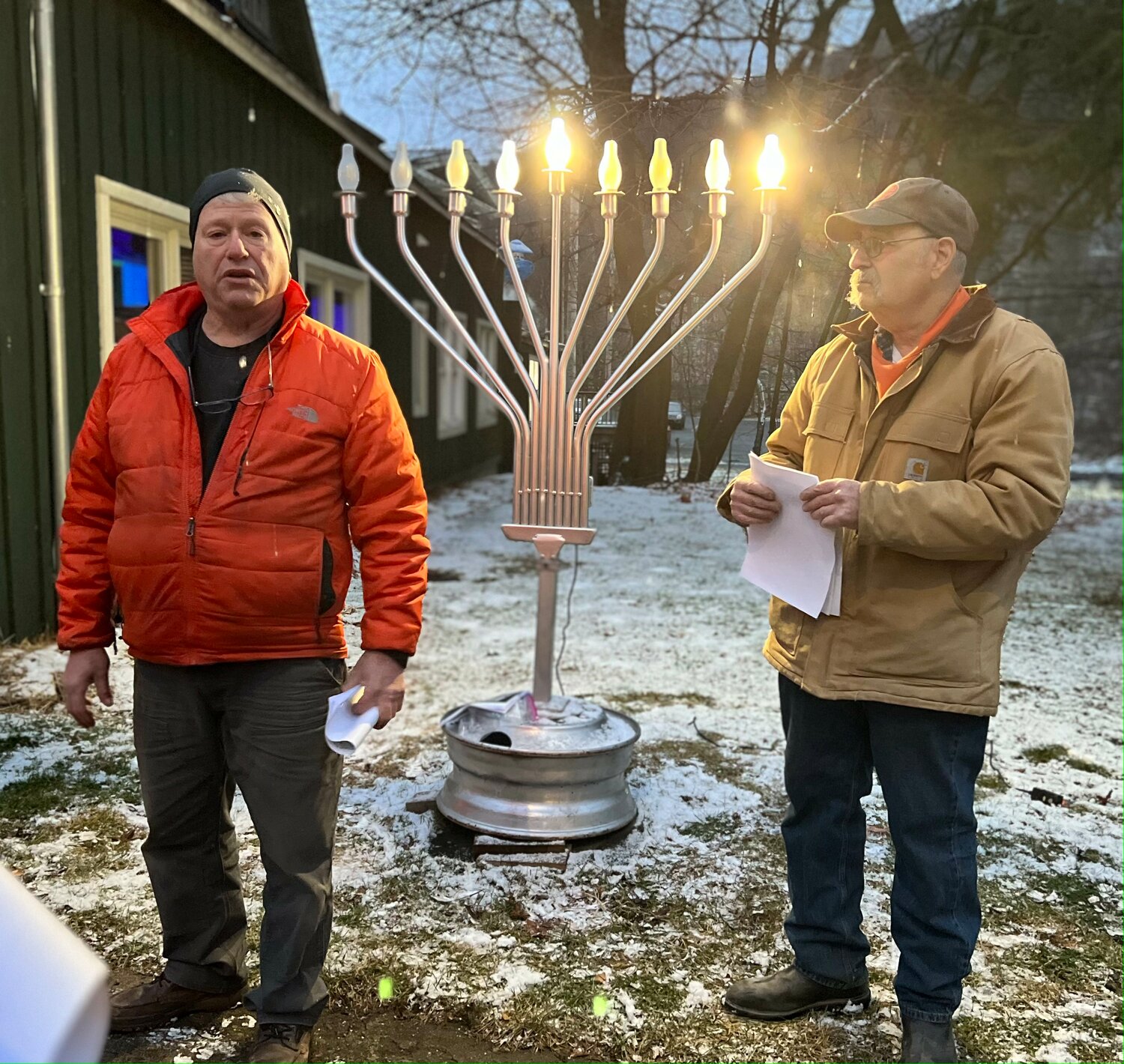 Menorah lighting in Margaretville | Catskill Country