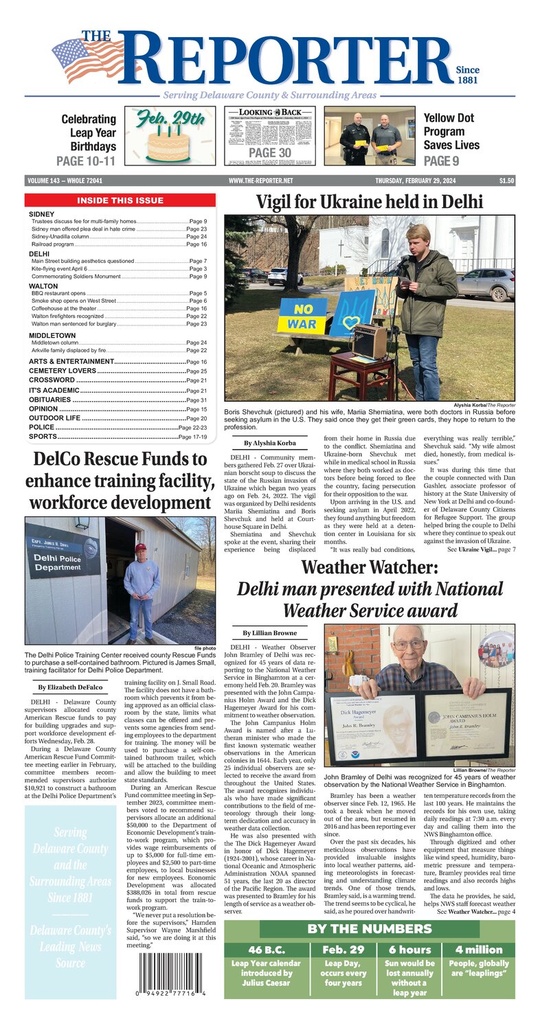 Feb 29, 2024 Issue | The Reporter (Catskills Today)