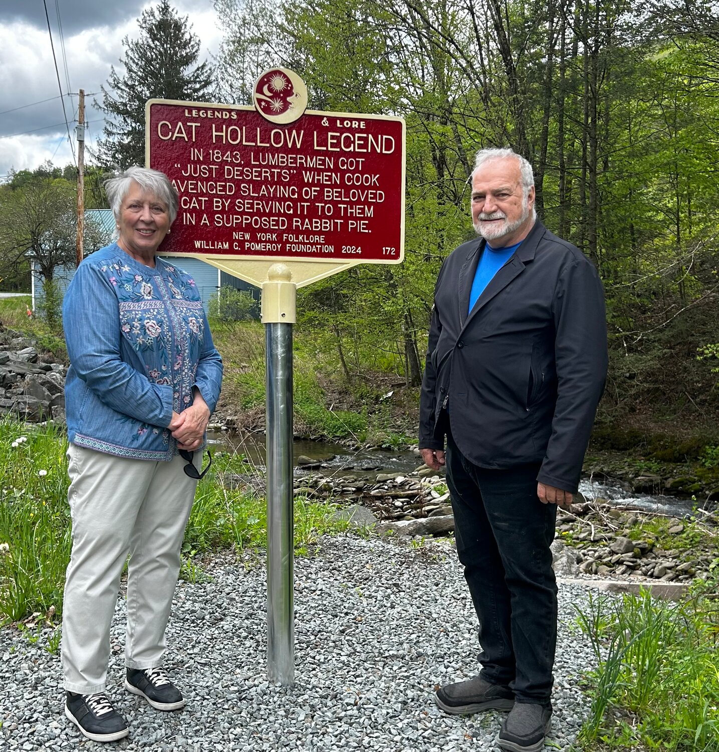 Marking the myth: Legends & Lore marker unveiled in Colchester | The ...