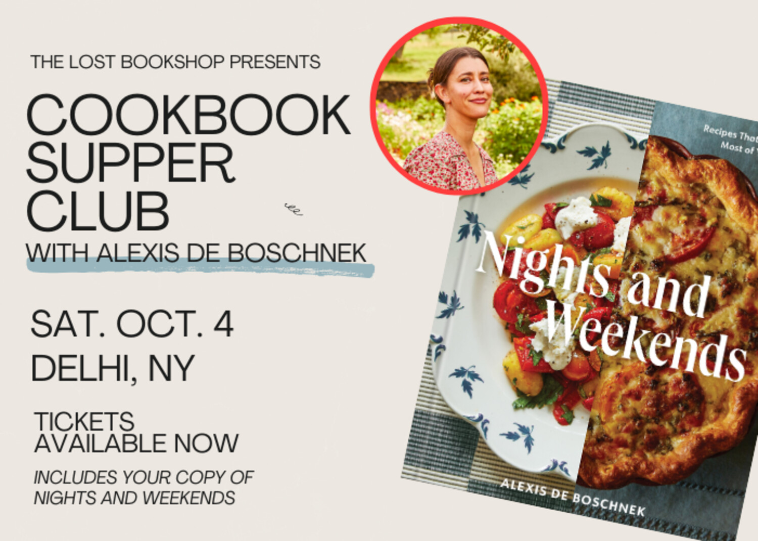 Cookbook Supper Club w/Alexis de Boschnek | The Reporter (Catskills Today)
