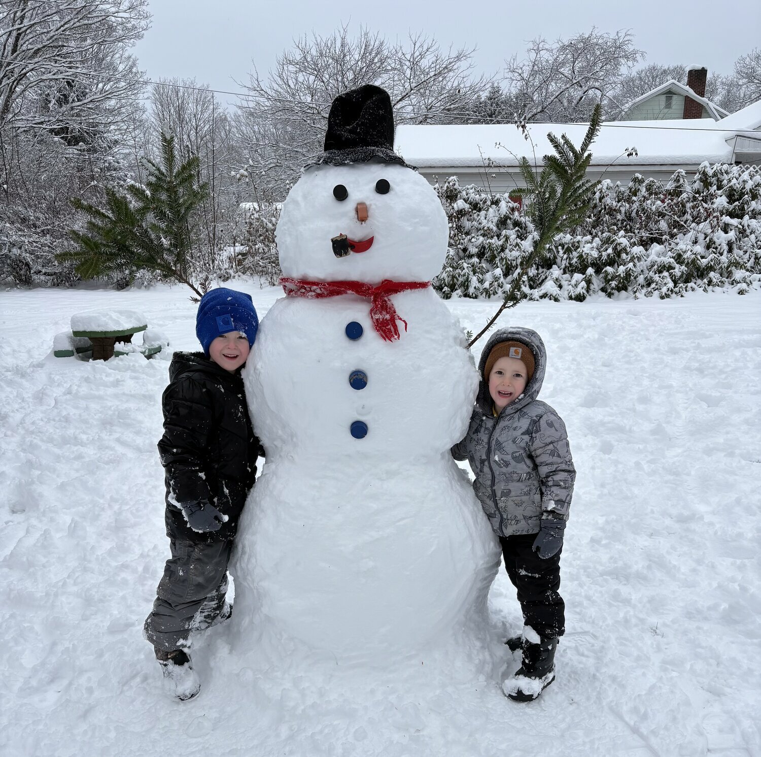 Scene in Walton: Snow Day, Snowman | The Reporter (Catskills Today)