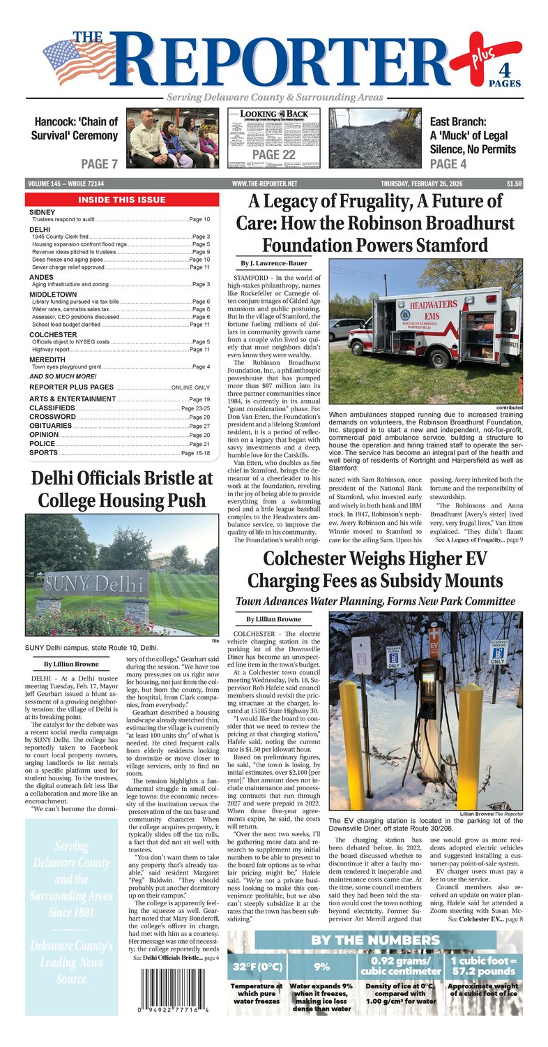 Feb 26, 2026 Issue | The Reporter (Catskills Today)