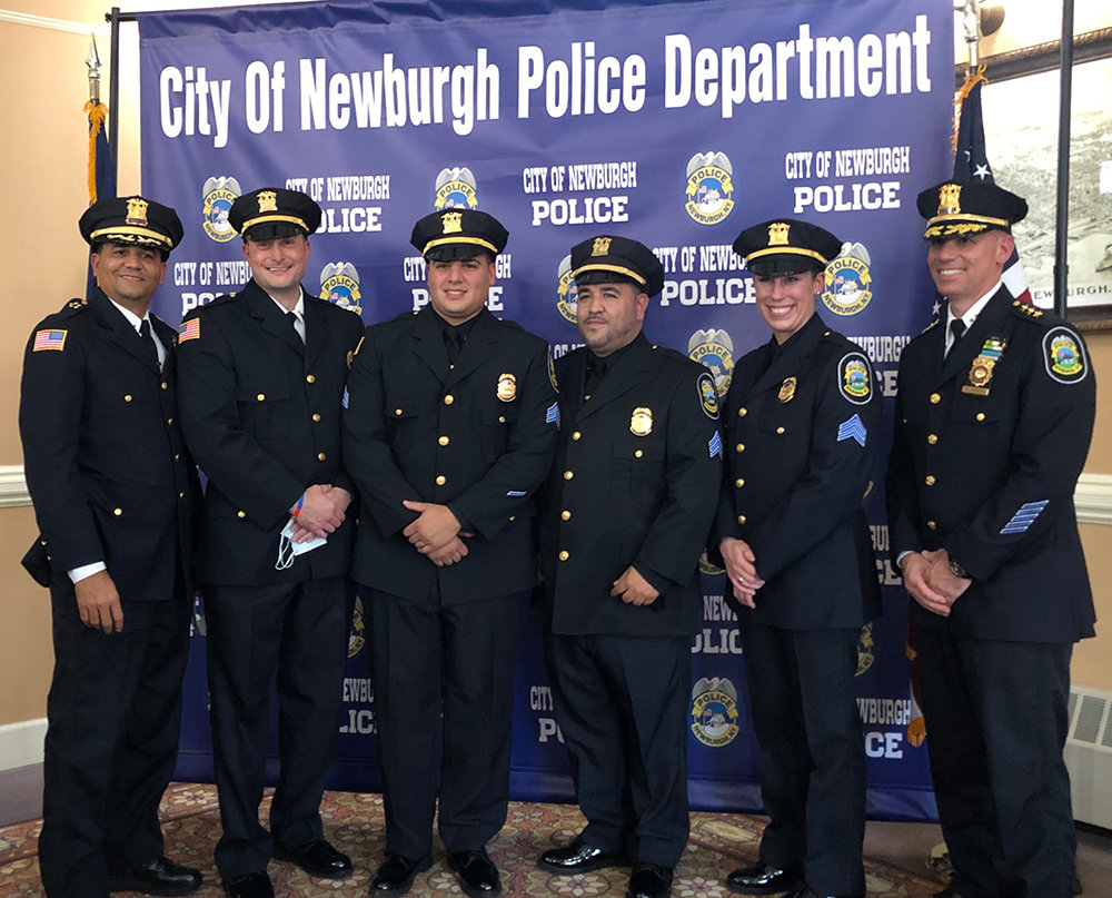 City of Newburgh Police Department celebrate promotions | Mid Hudson Times