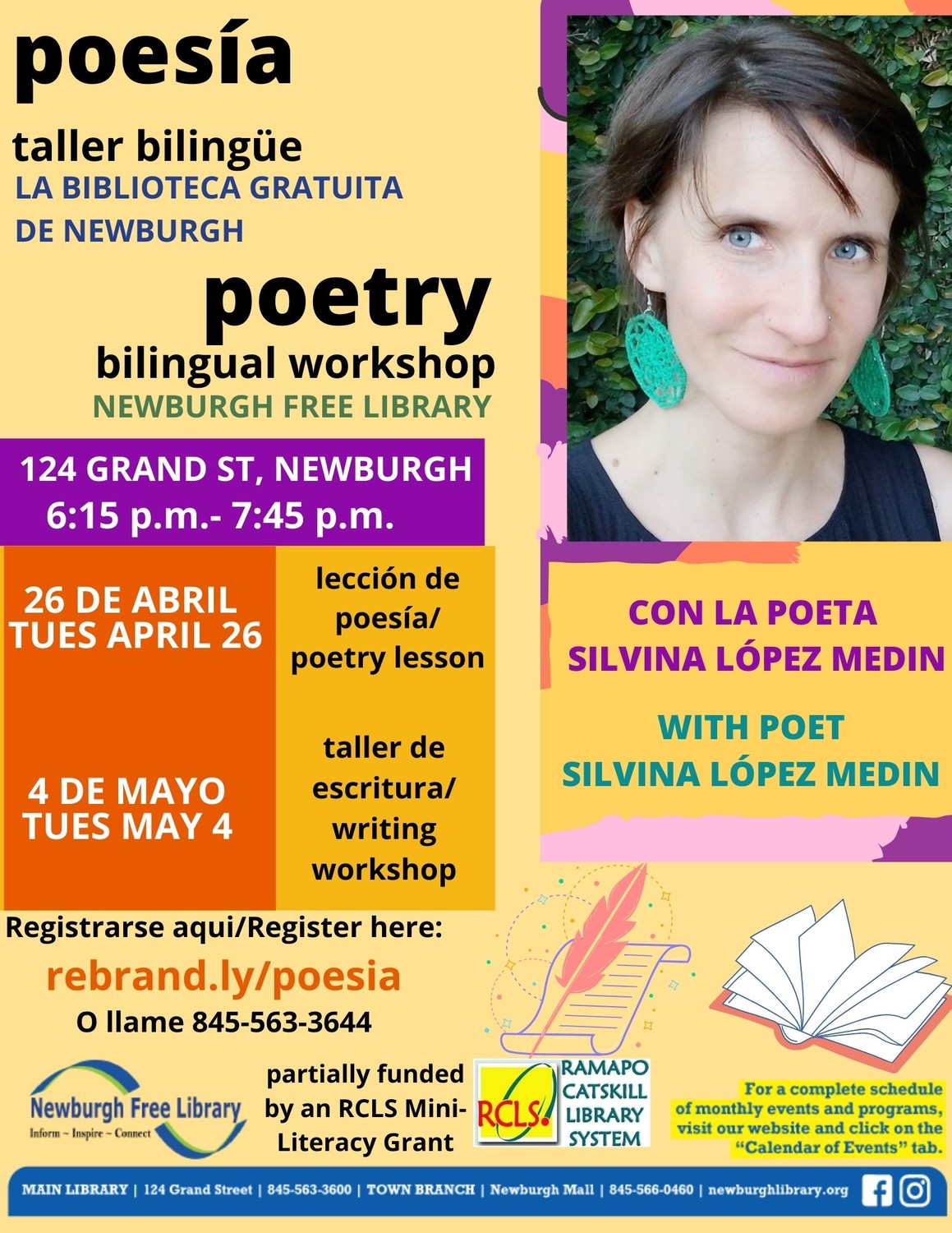 Poesia Taller Bilingue: La Biblioteca Gratuita De Newburgh | My Hudson ...