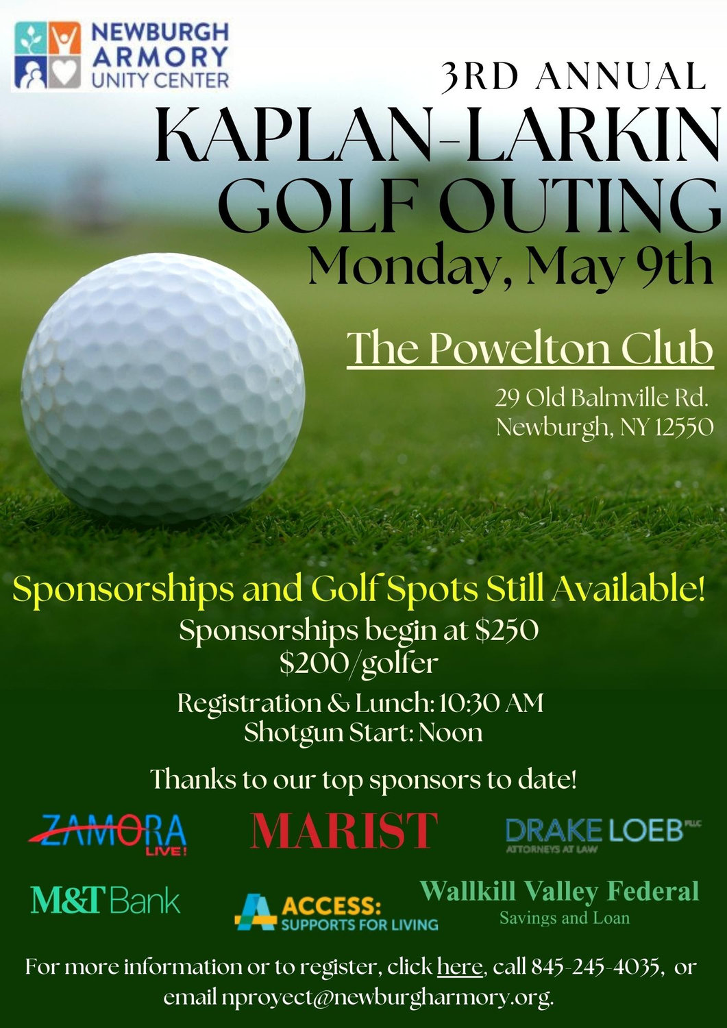 3rd Annual Kaplan-Larkin Golf Outing | My Hudson Valley