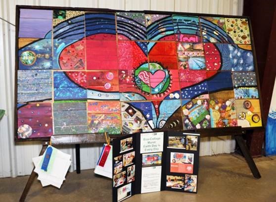 Earthday Everyday Eco-Collage Mural | My Hudson Valley