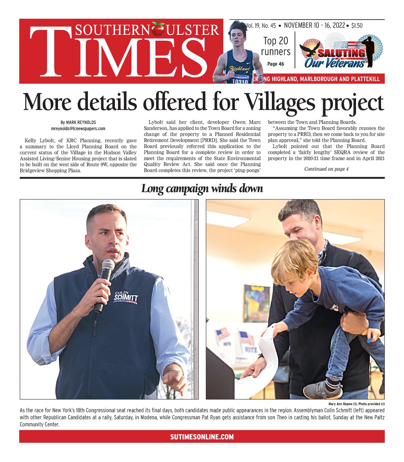 Southern Ulster Times - November 10, 2022 | My Hudson Valley