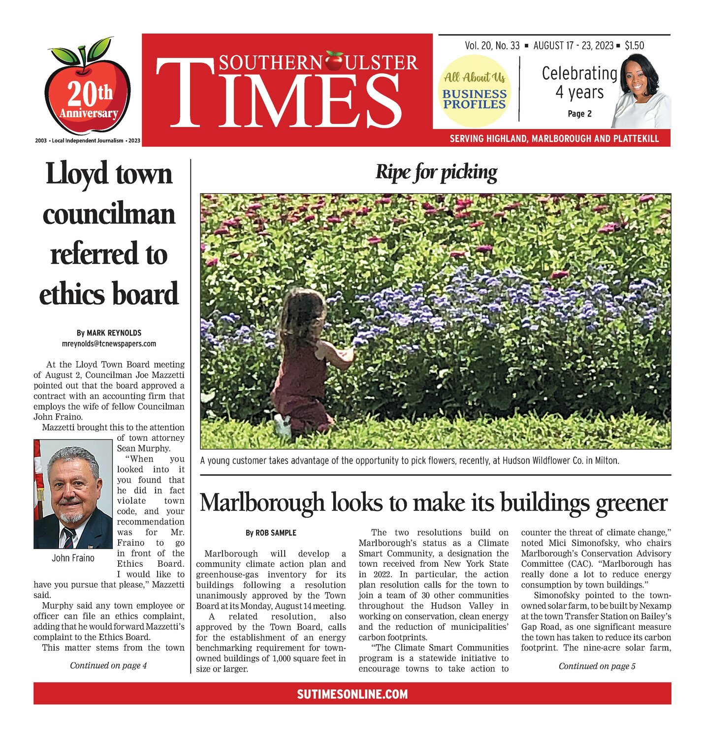 Southern Ulster Times - August 17, 2023 | My Hudson Valley