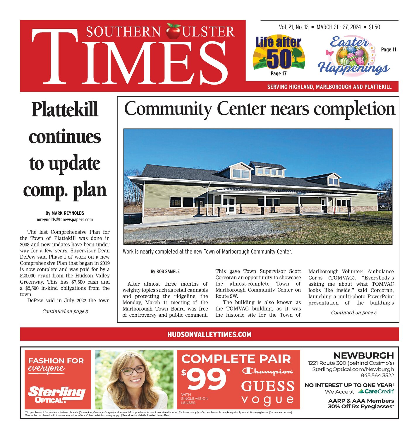 Southern Ulster Times - March 21, 2024 | My Hudson Valley
