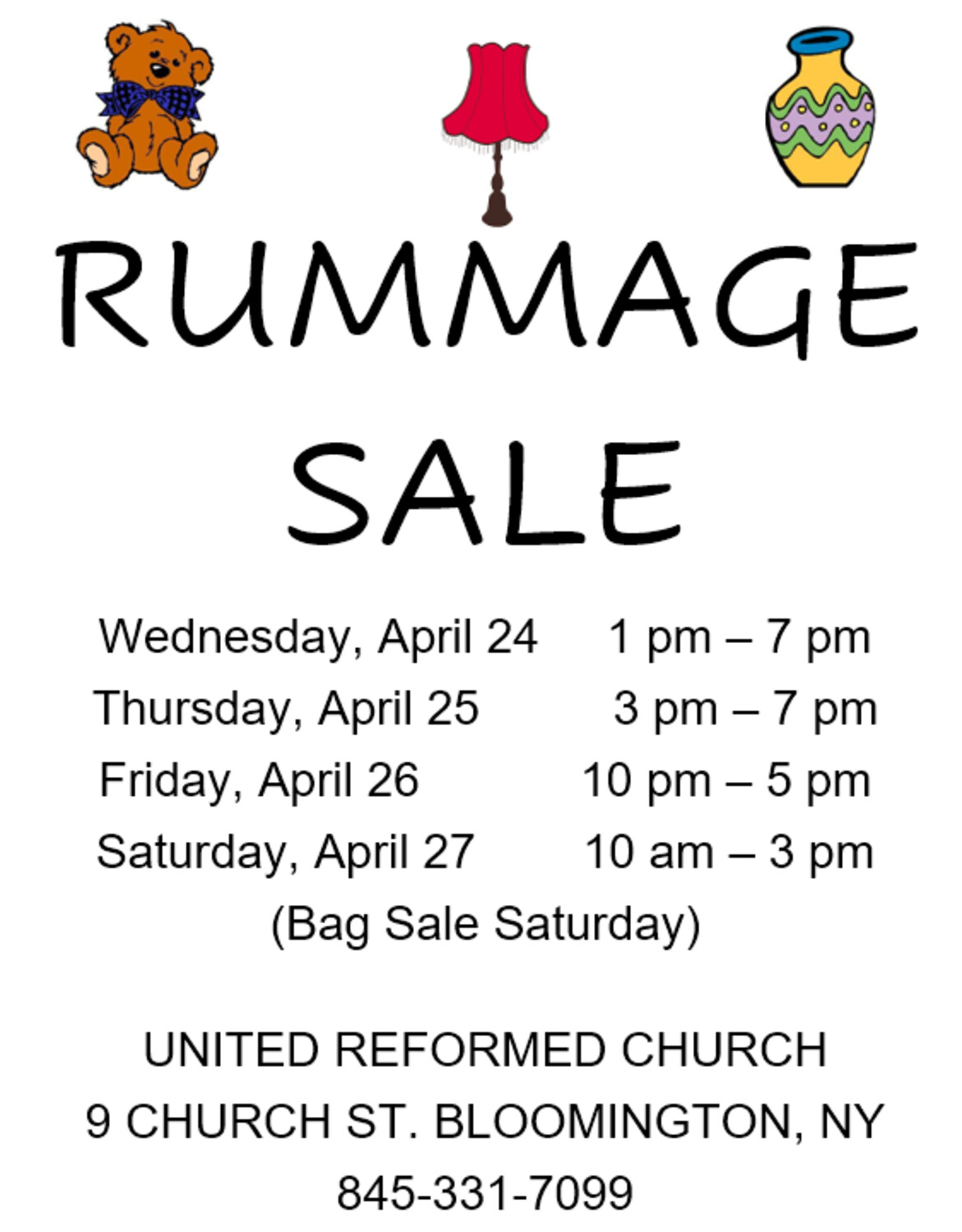 Rummage Sale | My Hudson Valley
