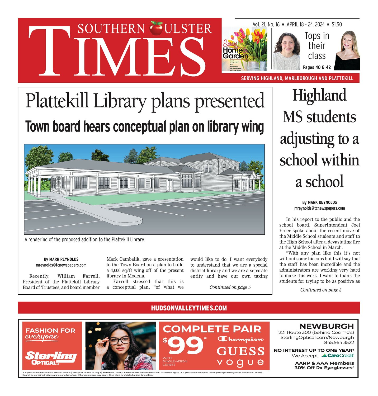Southern Ulster Times - April 18, 2024 | My Hudson Valley