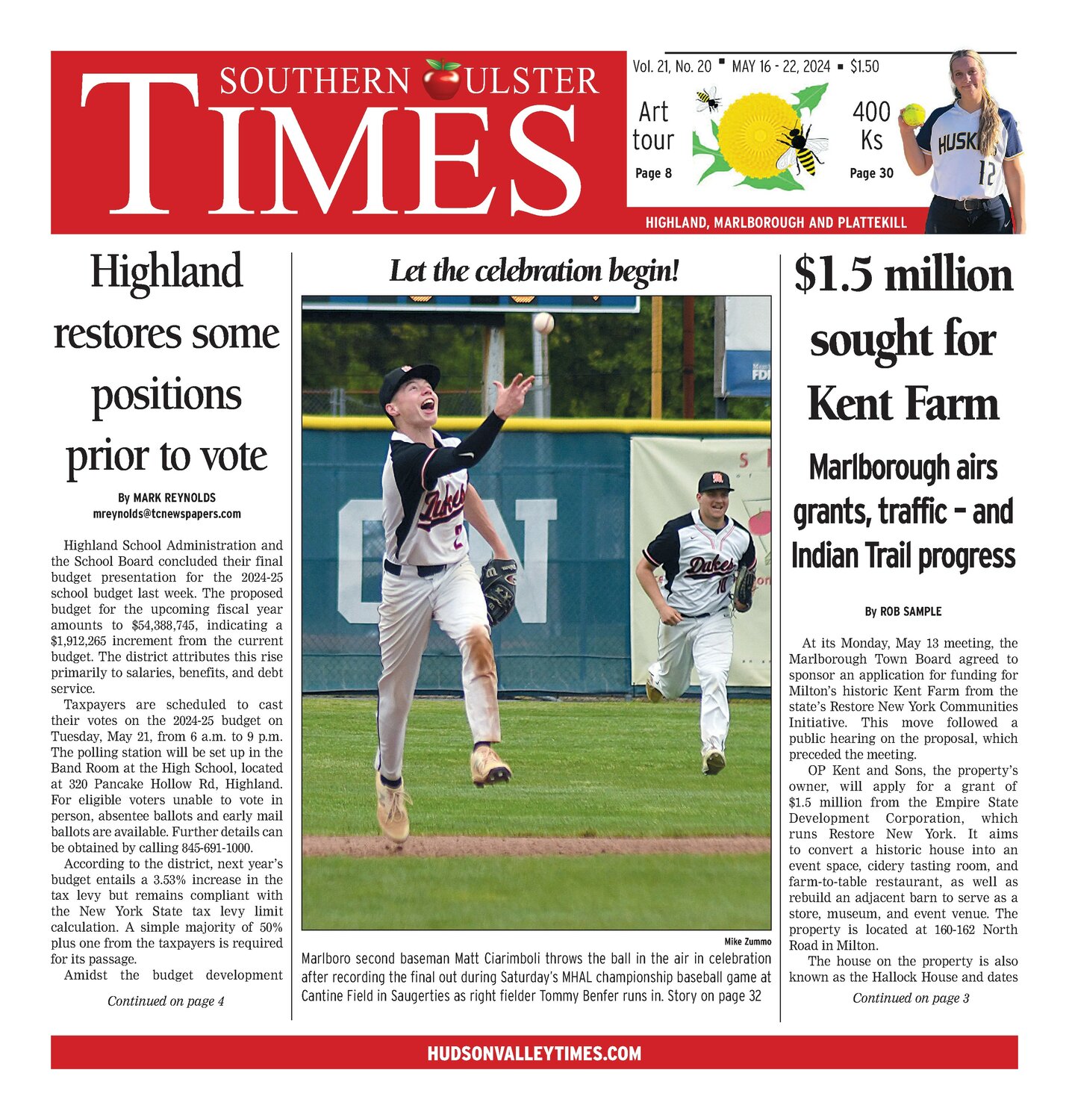 Southern Ulster Times - May 16, 2024 | My Hudson Valley