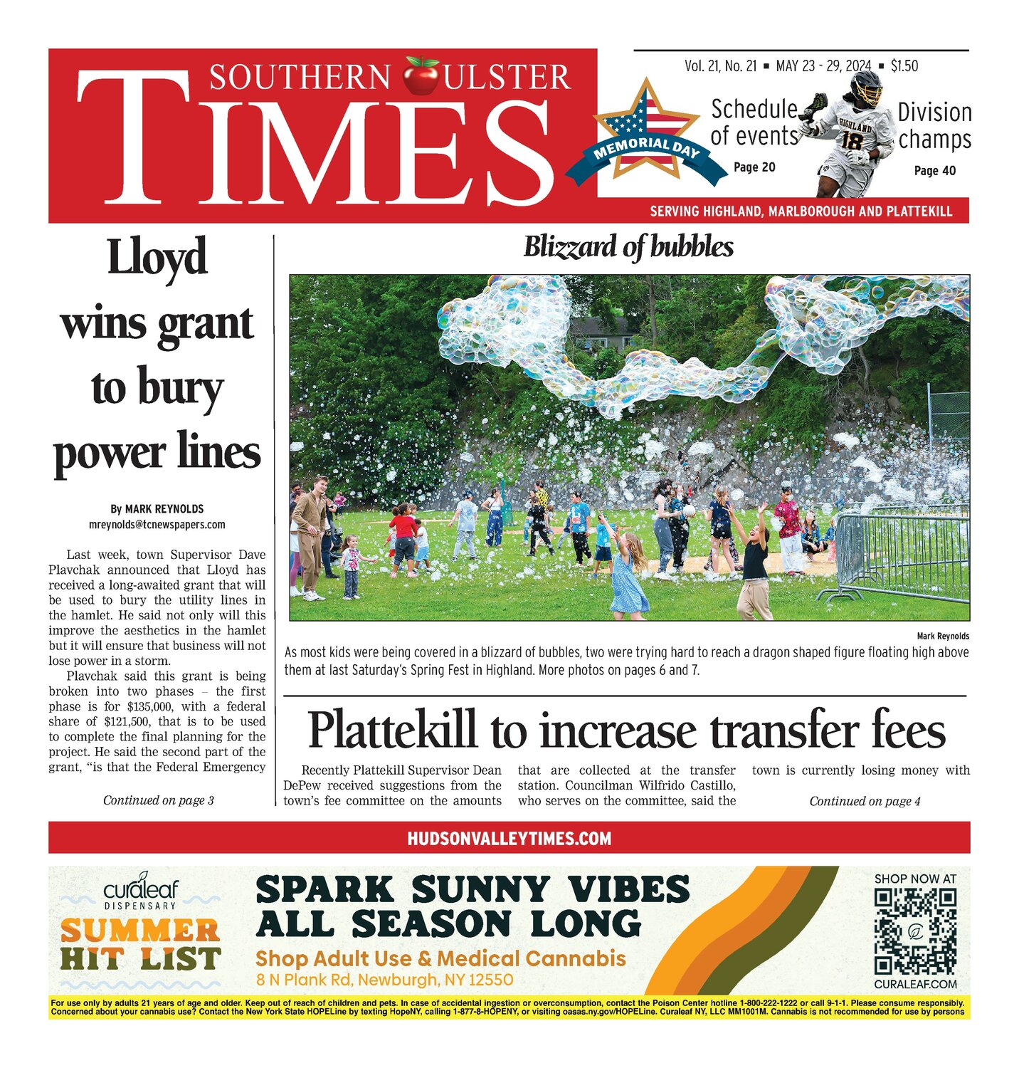Southern Ulster Times - May 23, 2024 | My Hudson Valley