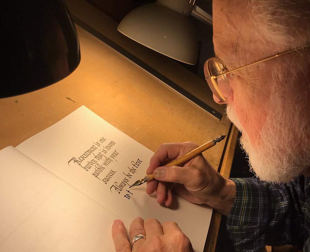 Calligraphy works taught, displayed at Kaplan Hall | My Hudson Valley