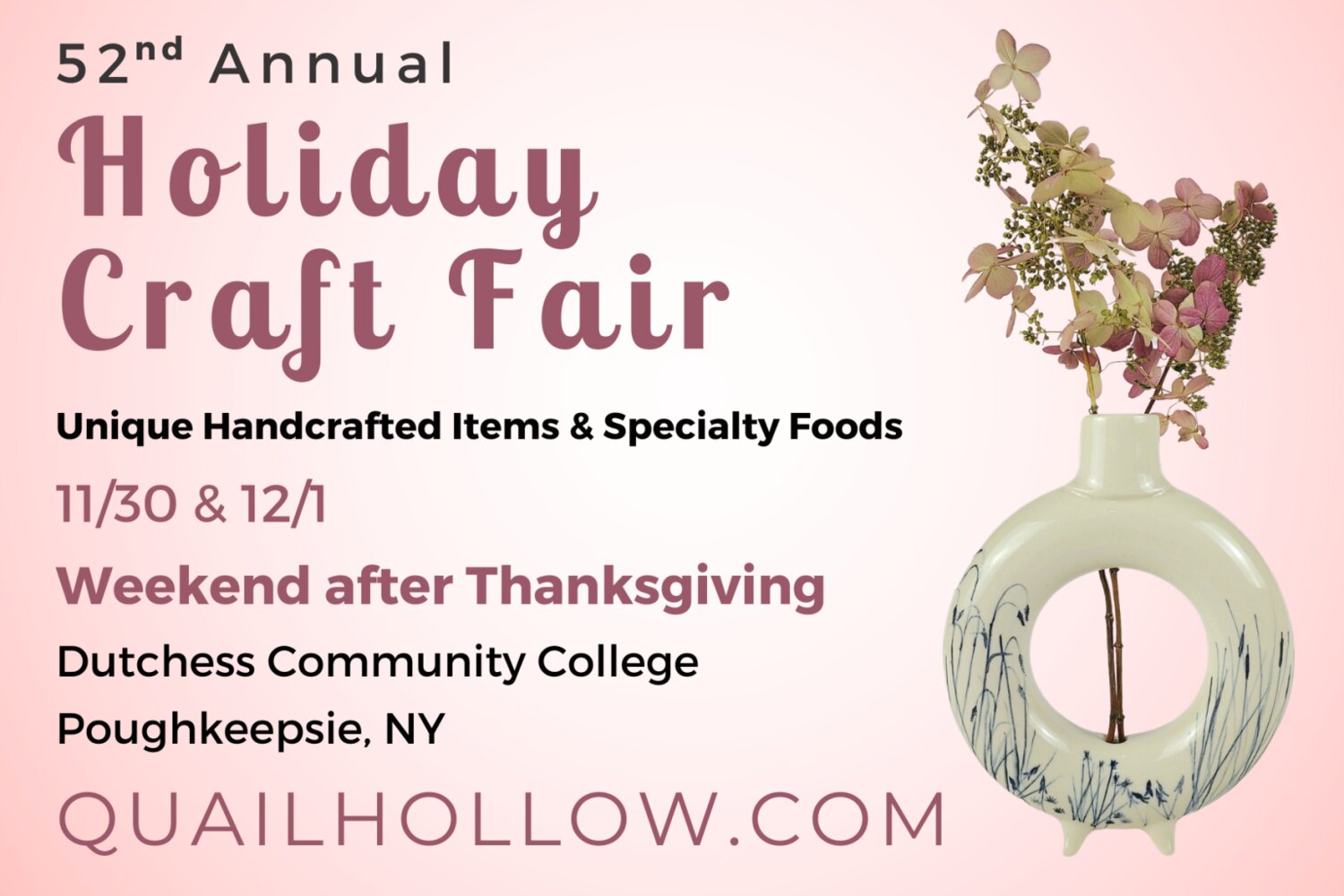 DCCF Holiday Craft Fair Returns for 52nd Annual Show! | My Hudson Valley