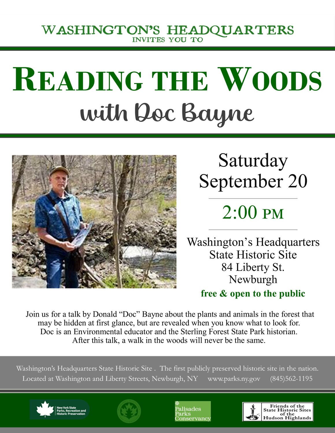 Reading the Woods with Doc Bayne | My Hudson Valley