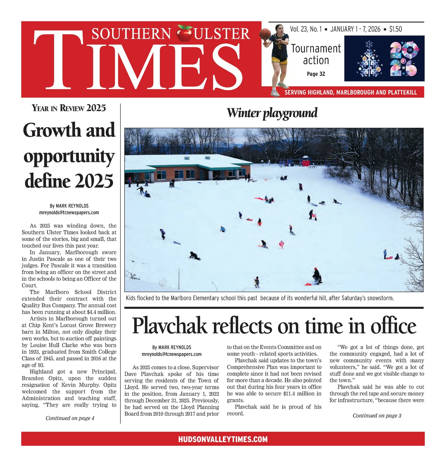 Southern Ulster Times - January 1, 2026 | My Hudson Valley