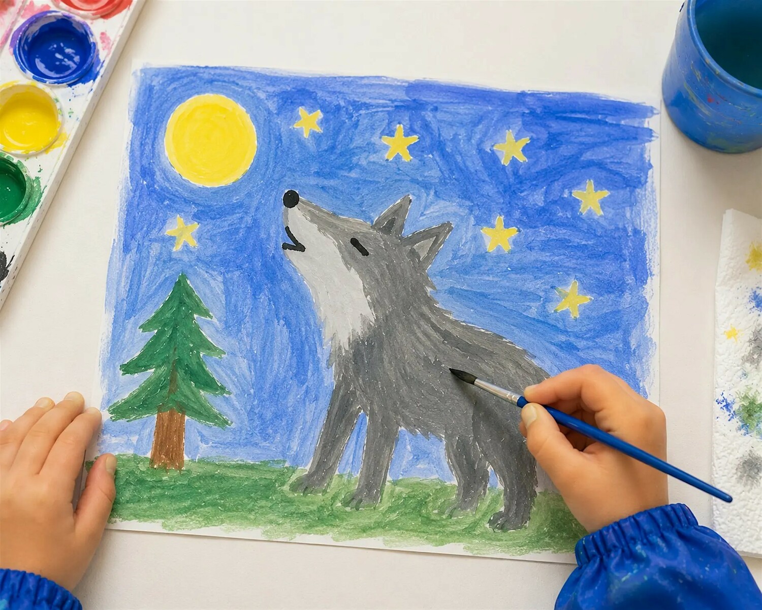Family Studio Hour: Watercolor Spirit Animal | Mid Hudson Times