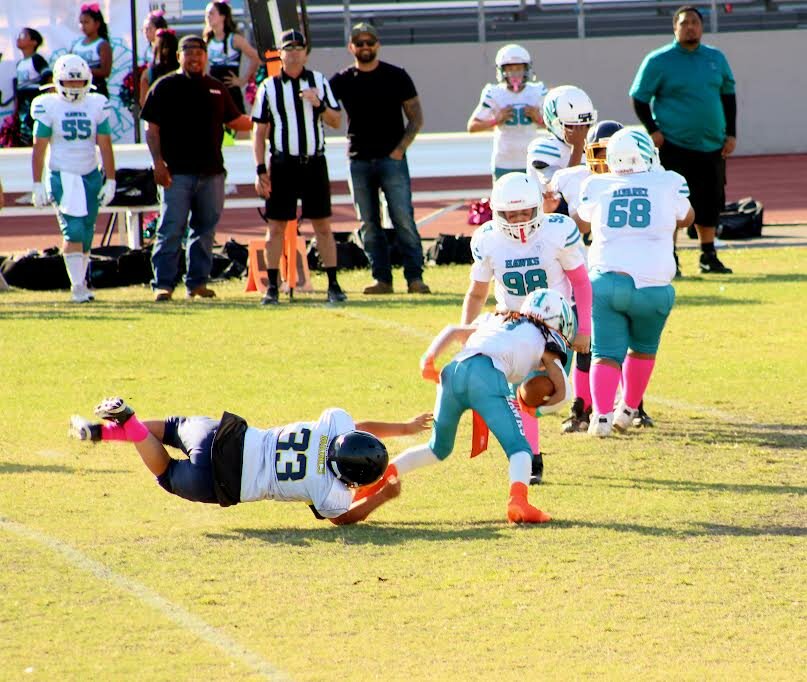 KV Youth football swept by Hawks - Kern Valley Sun