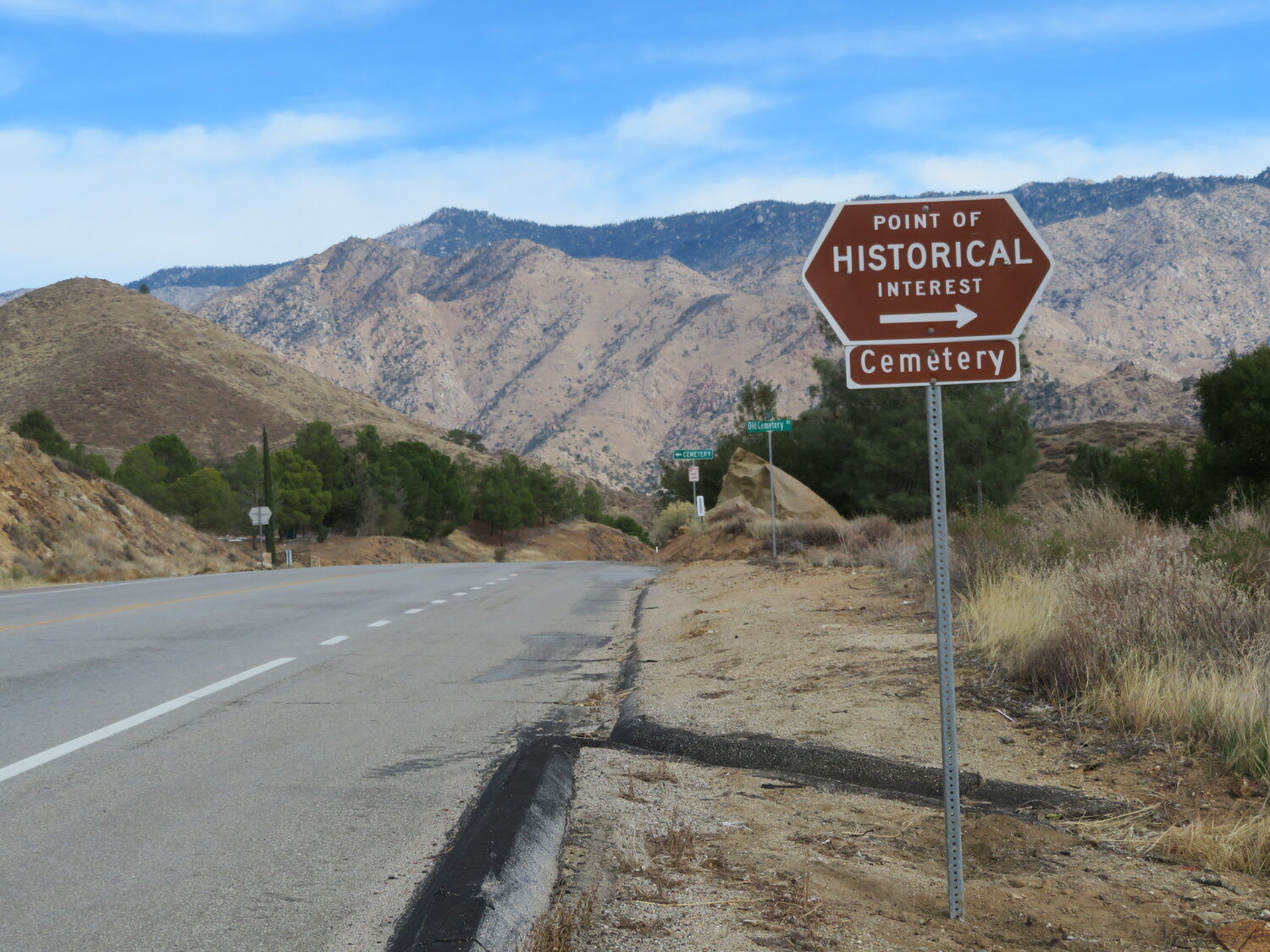 Old Cemetery waiting for acknowledgment of CA Historical Landmark ...