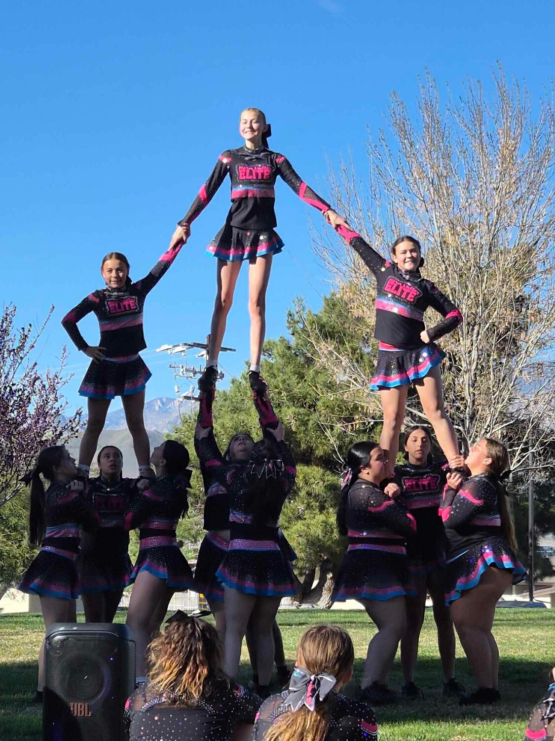 Kern Valley cheer team performs for assisted living residents - Kern ...