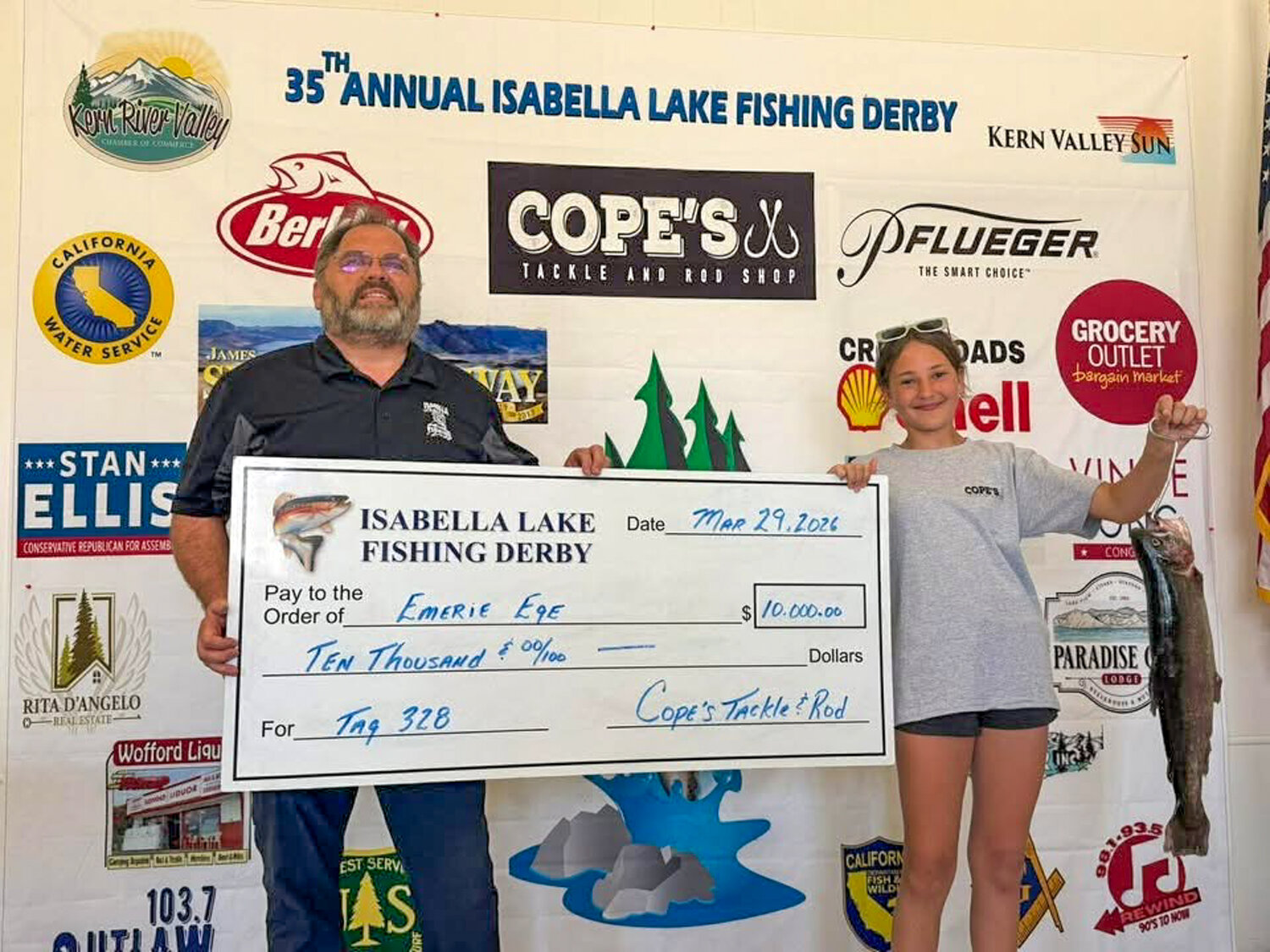 Strong turnout, payouts highlight success of 35th Annual Isabella Lake ...