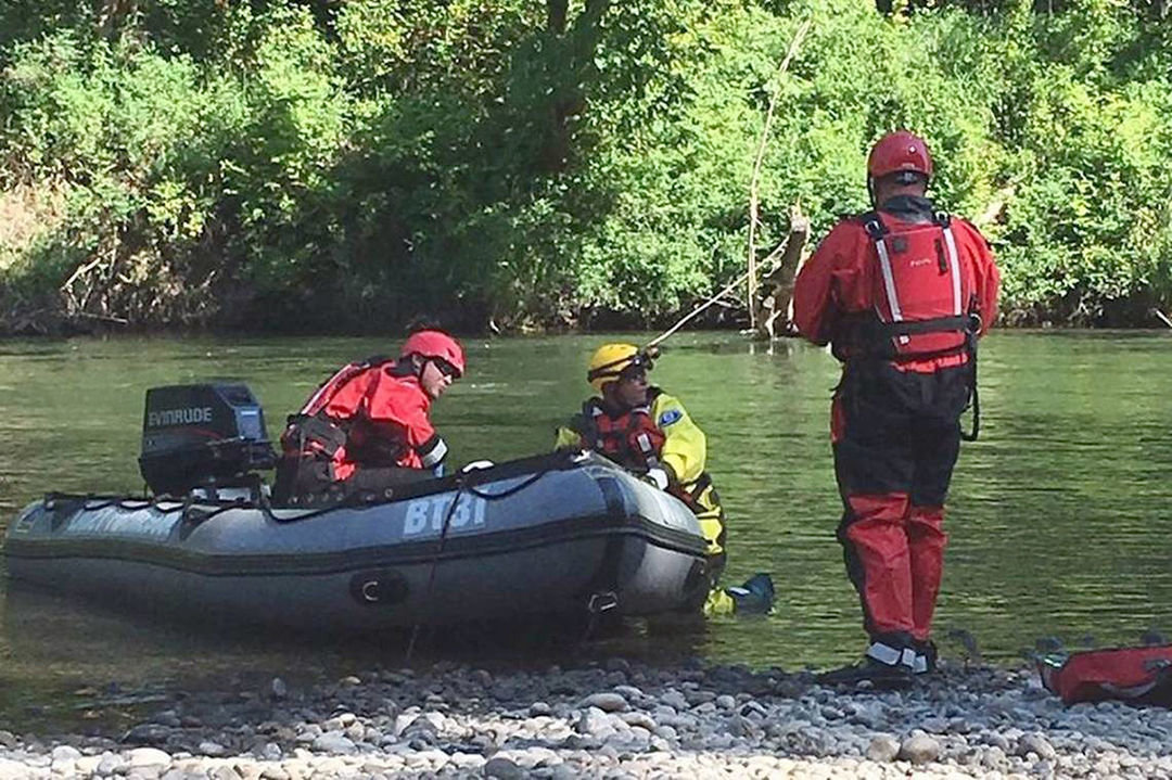 Training Mission Turns to River Rescue After Woman is Trapped Under Log ...