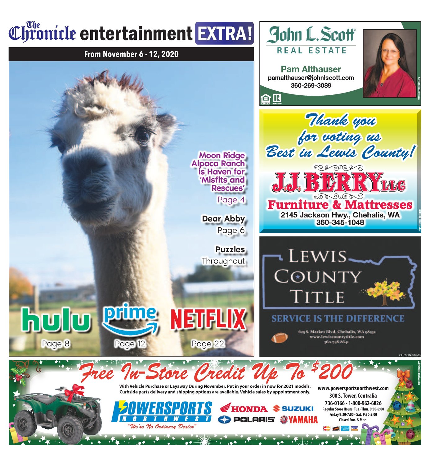 Entertainment Extra Oct 30, 2020 | The Daily Chronicle