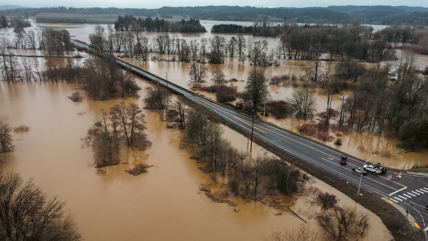 In Focus: Flooding in Chehalis From Above | The Daily Chronicle