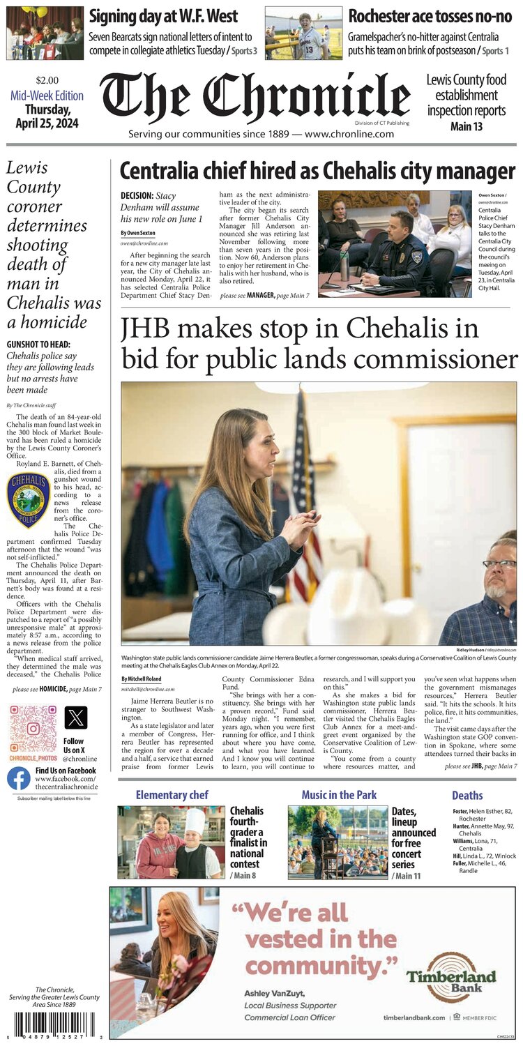 The Chronicle - April 25, 2024 | The Daily Chronicle