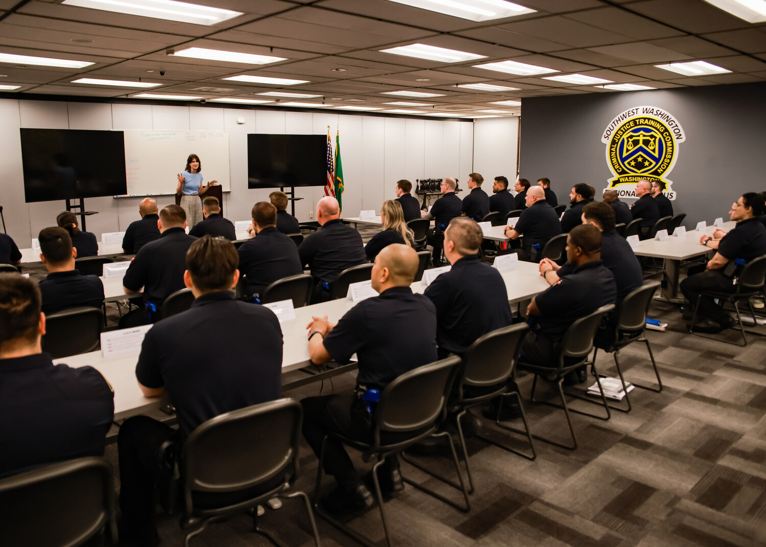 Rep. Marie Gluesenkamp Perez visits law enforcement academy a day after ...