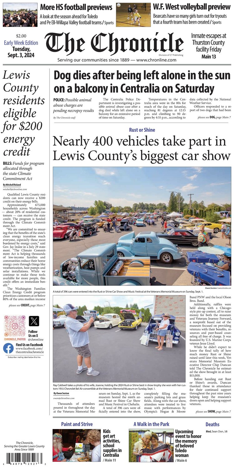 The Chronicle - September 3, 2024 | The Daily Chronicle