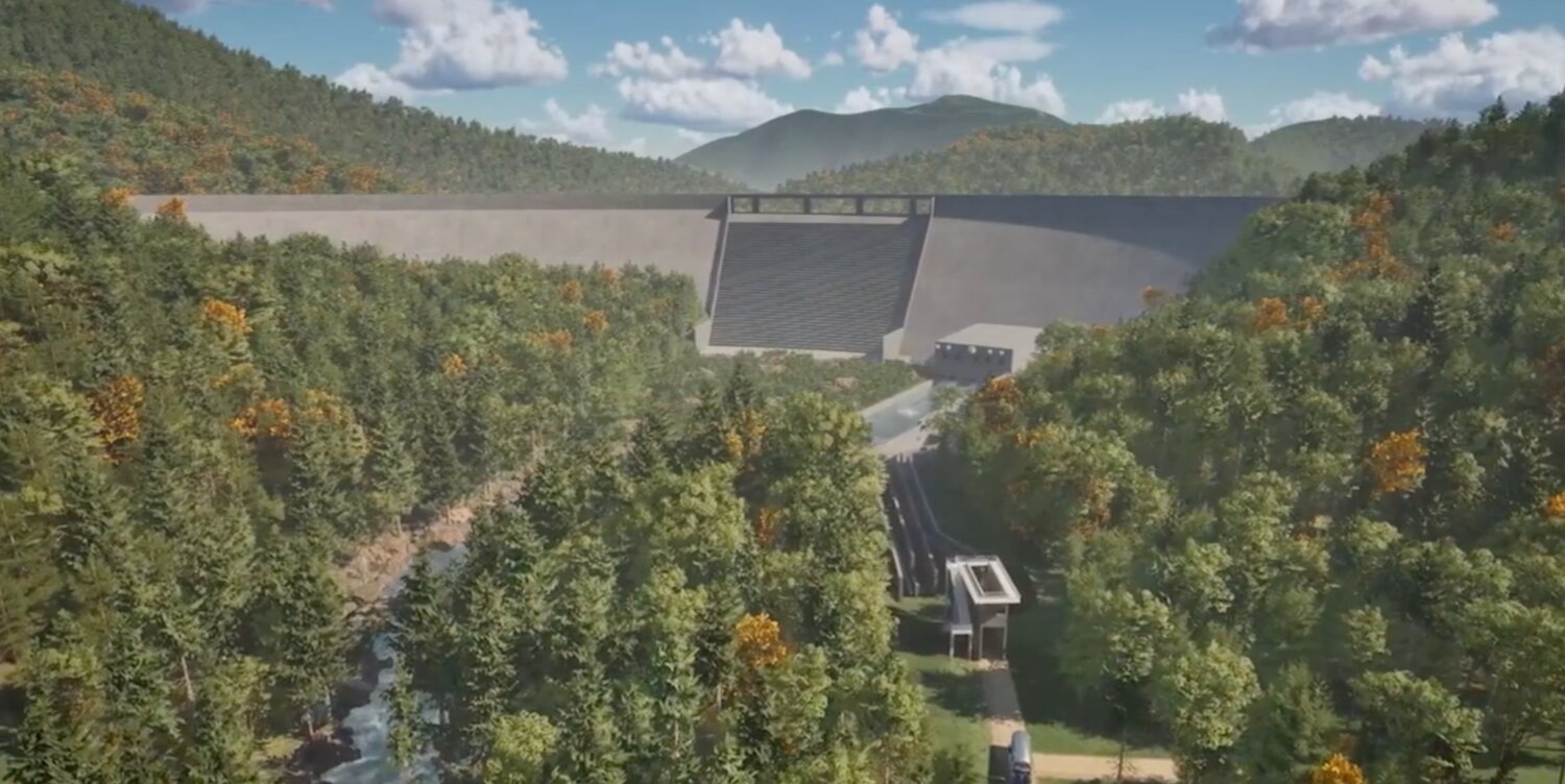 Officials highlight redesigned water retention facility proposed for ...