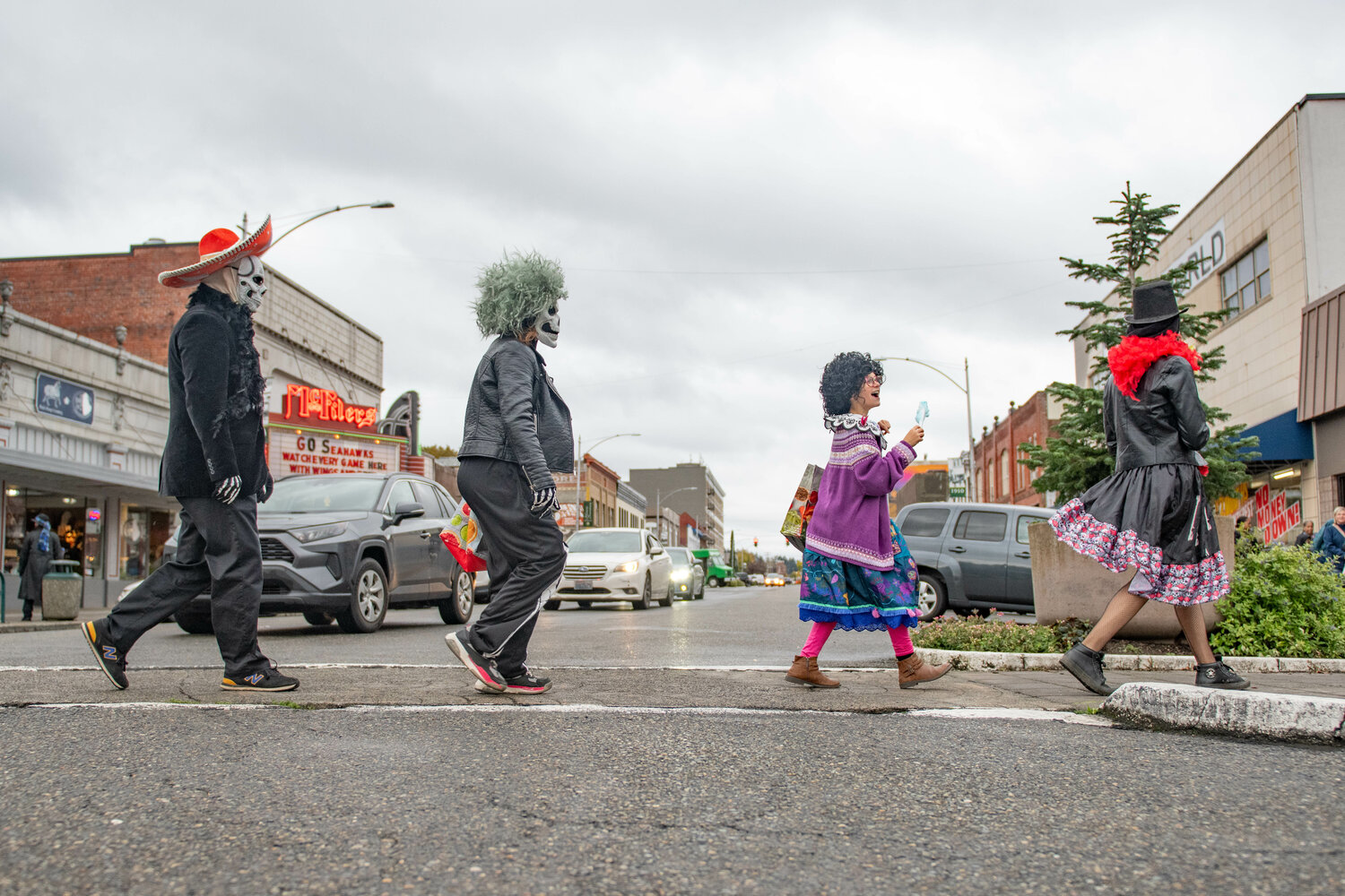 In focus: Trick-or-treaters hit the streets of downtown Chehalis | The ...