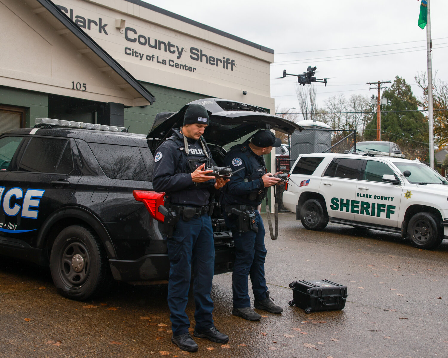Update: Large police response in La Center leads to arrest | The Reflector