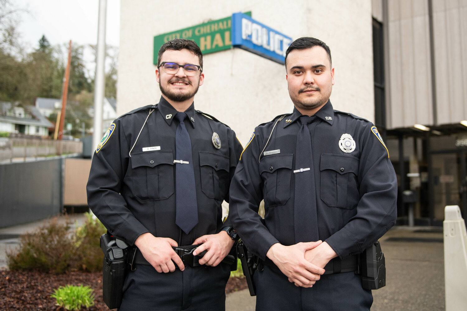 New Chehalis police officer sworn in, second officer honored for ...