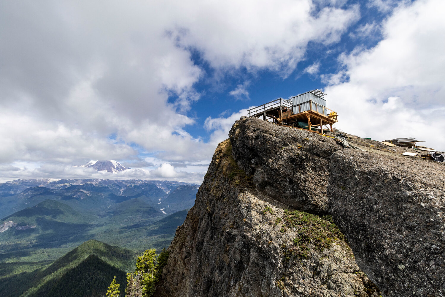 Volunteers work to finish High Rock Lookout by opening date | The Daily ...