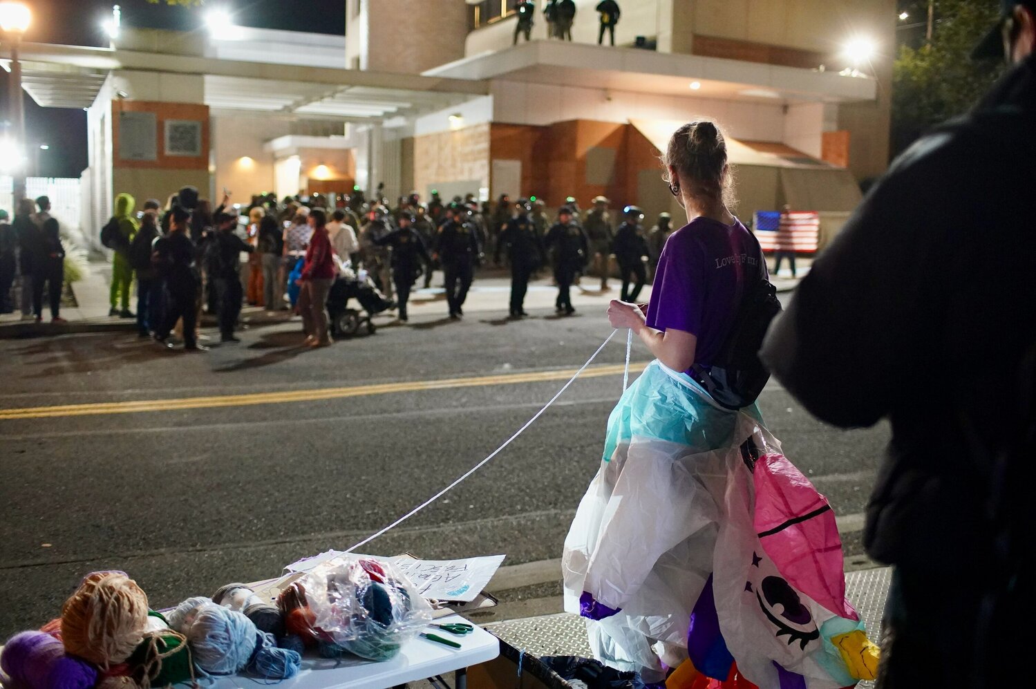 ‘Craftivism’ draws knitters, crocheters to Portland ICE protests | The ...