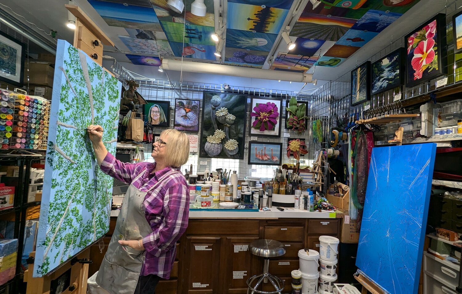 Rochester-area artist Joan Hitchcock cultivates her love of many ...