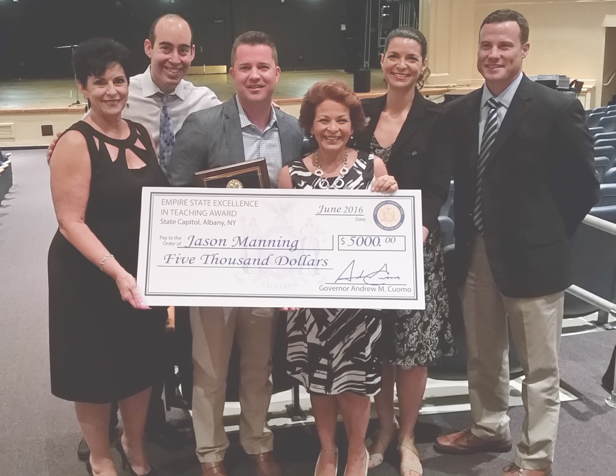 Oceanside teacher receives award | Herald Community Newspapers | www ...