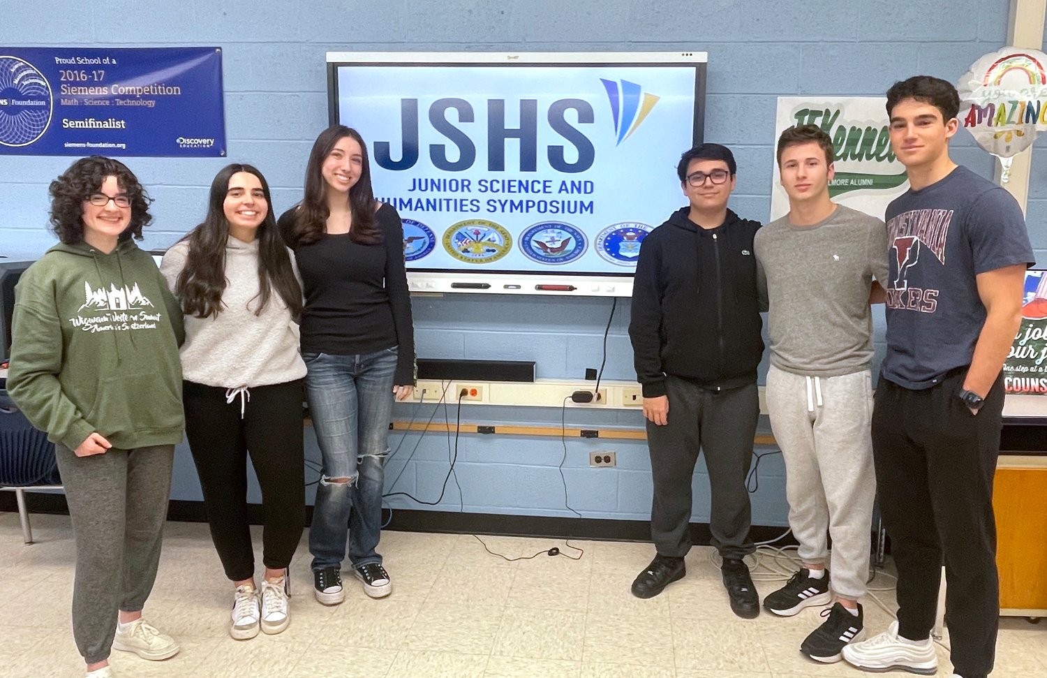 Bellmore, Merrick seniors at John F. Kennedy High School compete in ...