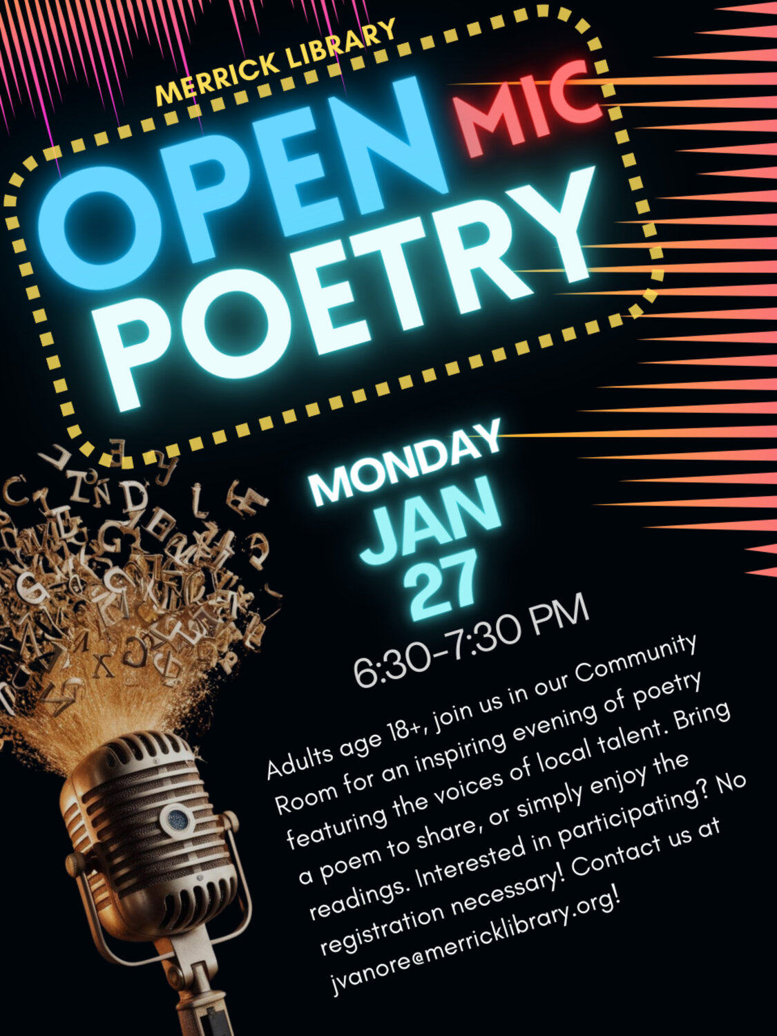 Poetry and performance: An open mic night at the library | Herald ...