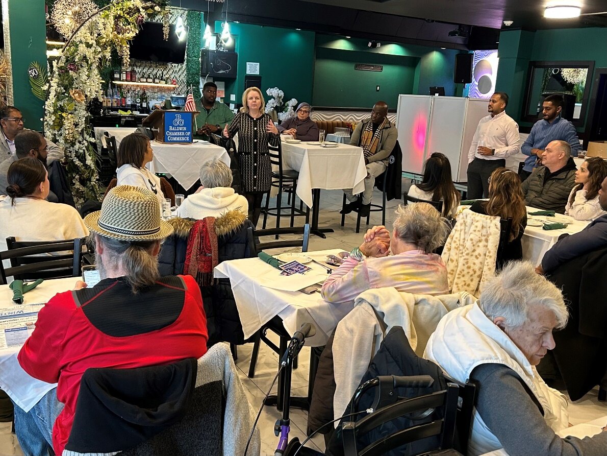 Debra Mulé speaks at Baldwin Chamber meeting | Herald Community ...