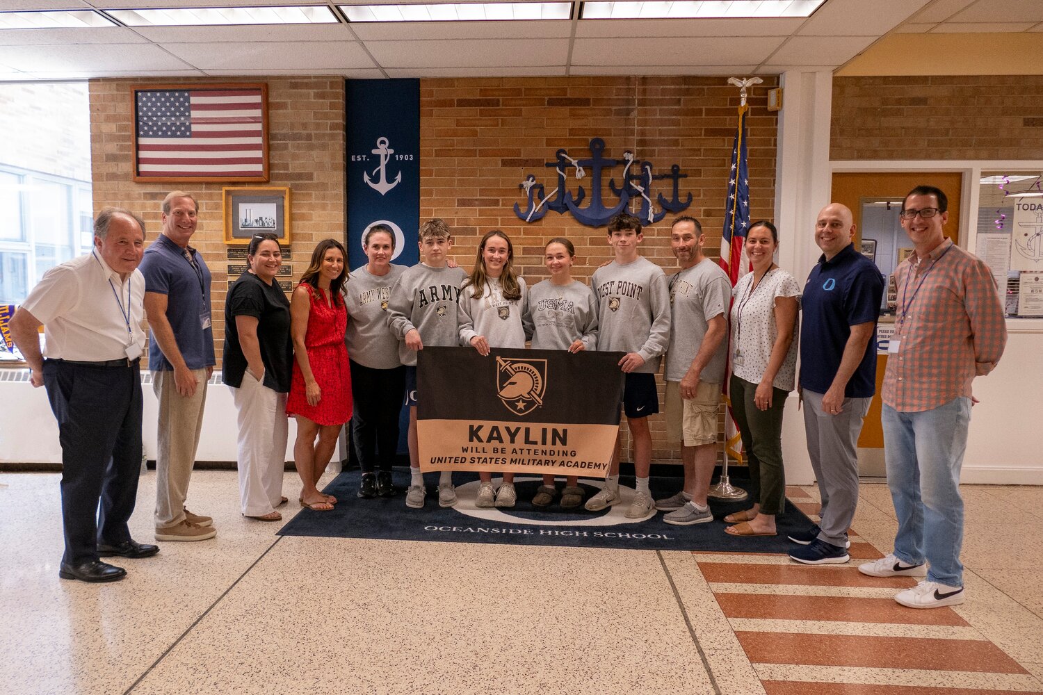 Kaylin Harrington to be the first Oceanside girl to attend West Point ...