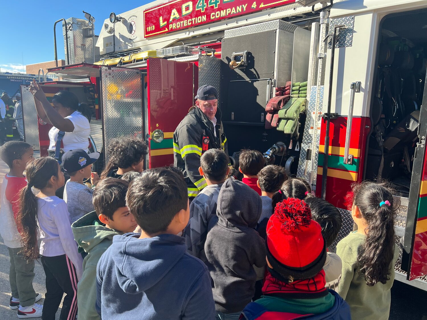 Learning from local heroes: Uniondale firefighters spark excitement and ...