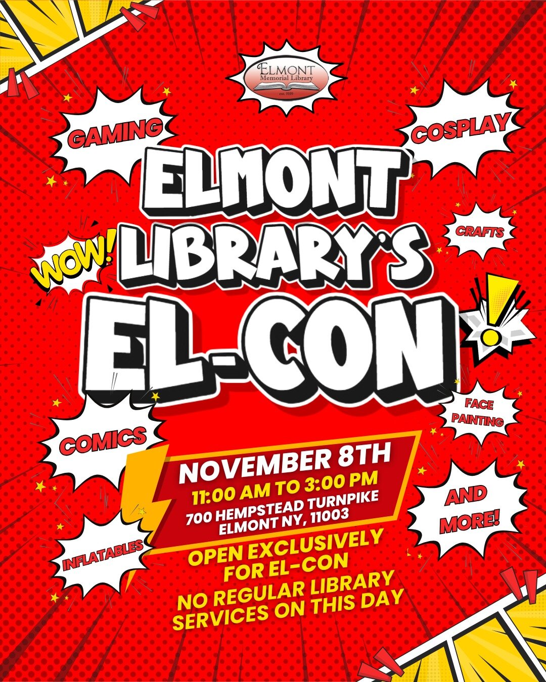 Elmont library gets ready for inaugural El-Con | Herald Community ...