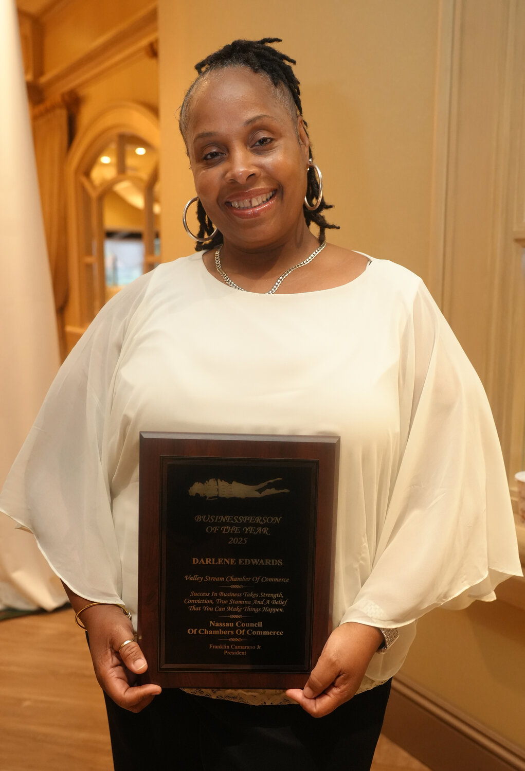 Darlene J. Edwards honored at Nassau Council of Chambers event | Herald ...